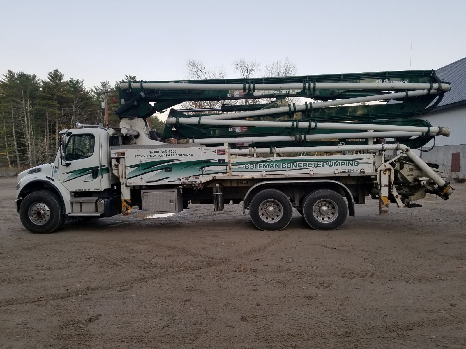 pump basic side view – Coleman Concrete Redi Mix