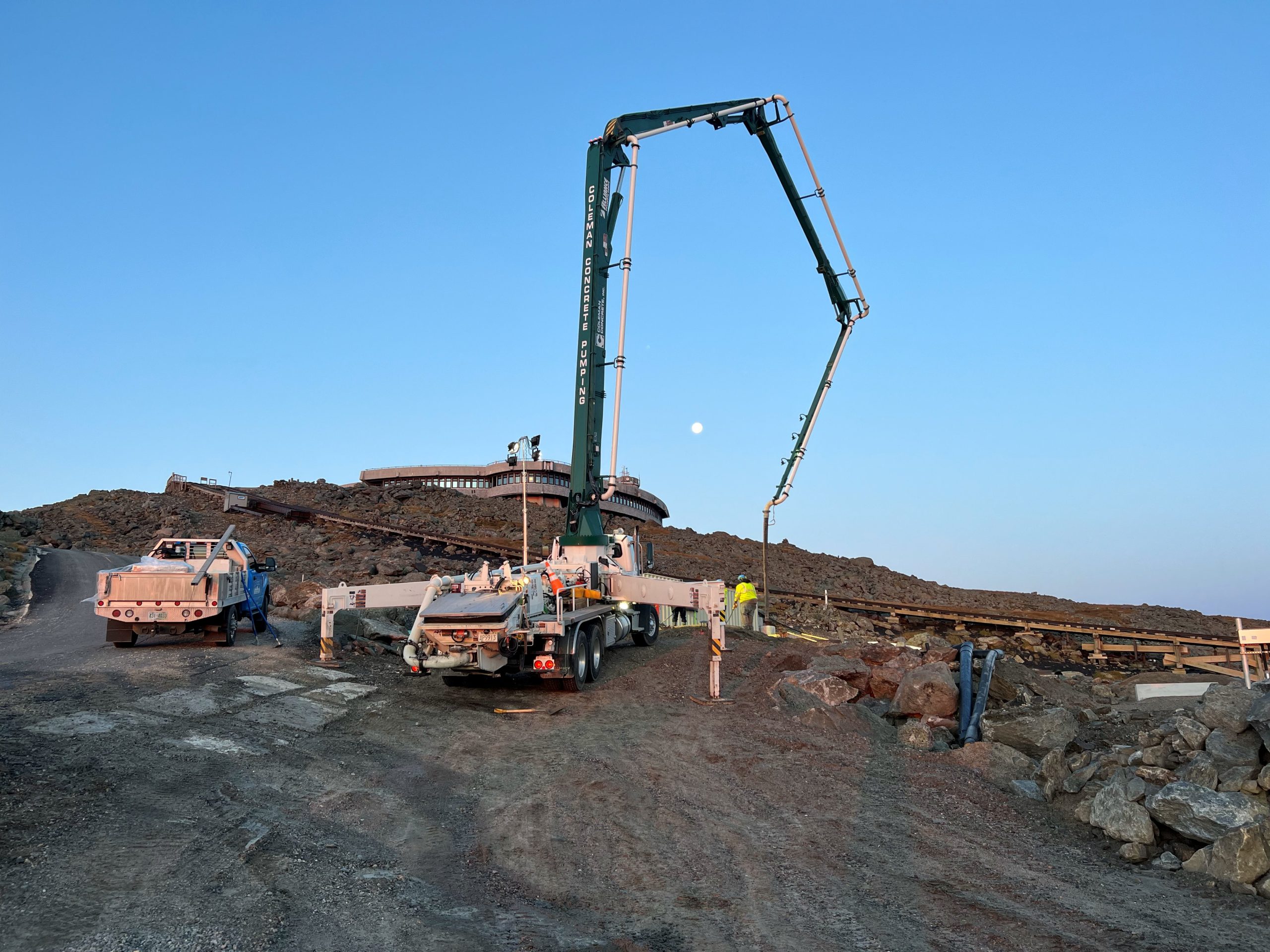 pump mt washington arched around moon – Coleman Concrete Redi Mix