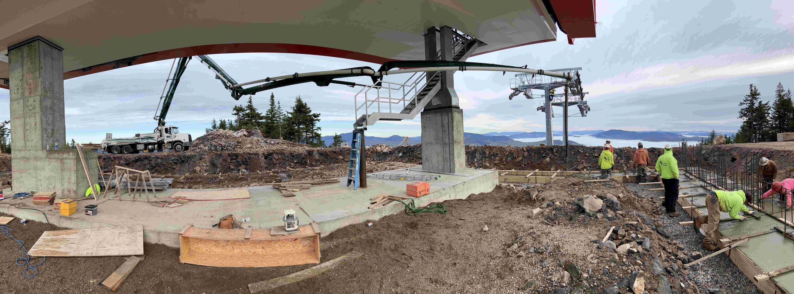 pump under top chairlift terminal – Coleman Concrete Redi Mix
